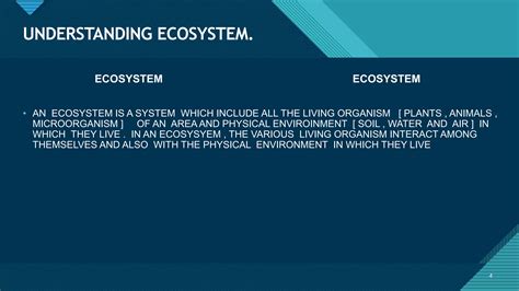 Ecosystem Pptpptx