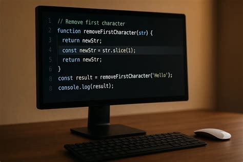 Eliminar El Primer Carácter En Javascript Guía Rápida