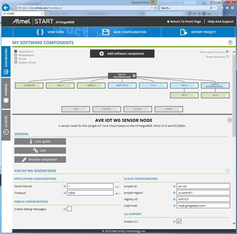 Connecting Google Cloud IoT And AVR IoT WG Eval Board Mouser