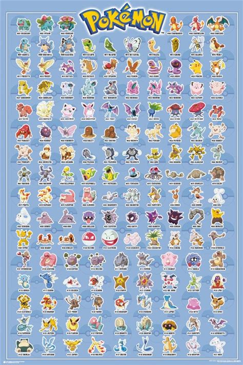 Original Kanto Pokedex
