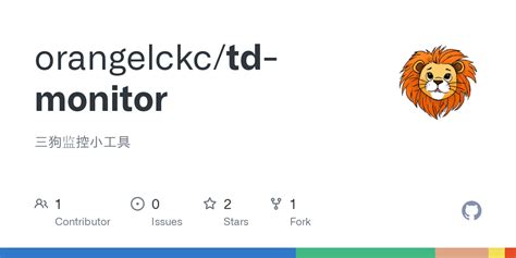 Github Orangelckc Td Monitor