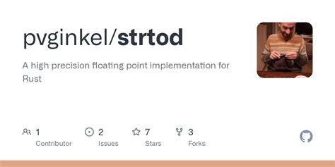 GitHub Pvginkel Strtod A High Precision Floating Point Implementation For Rust