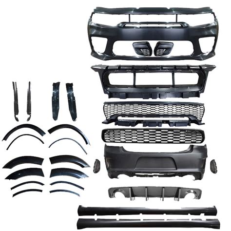 2015 2023 Charger Widebody Whole Bumper Kits W Cfl Diffuser
