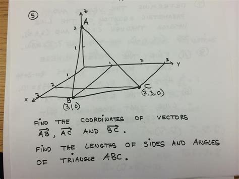 Solved Find The Coordinates Of Vectors Ab Ac And Bc Find