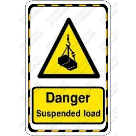 danger suspended load caution and warning signs in pakistan industryparts pk