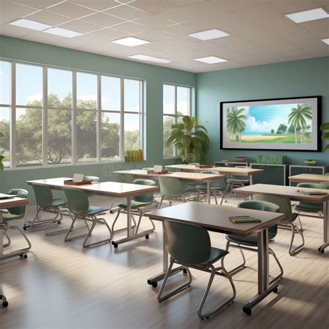 Ai Generated Classroom Stock Illustration Illustration Of Graphical
