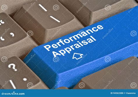 Key For Performance Appraisal Stock Photo Image Of Leave Payroll