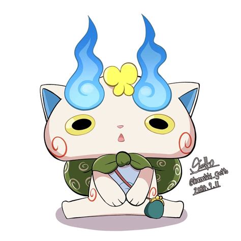 Komasan Youkai Watch Drawn By Kannatuki Getto Danbooru