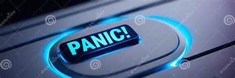 Emergency Panic Button Emergency Security Or Safety Concept Stock