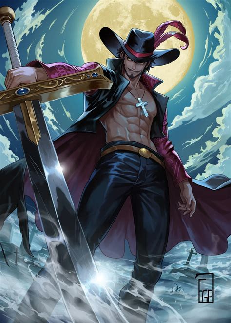 Artstation Dracule Mihawk Fan Art