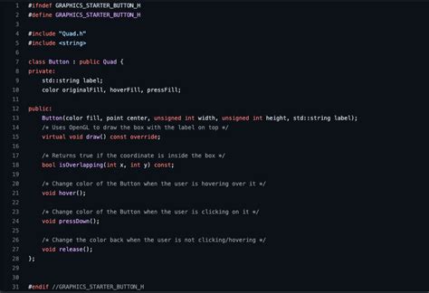 Solved Complete Methods In Quadcpp And Buttoncpp That