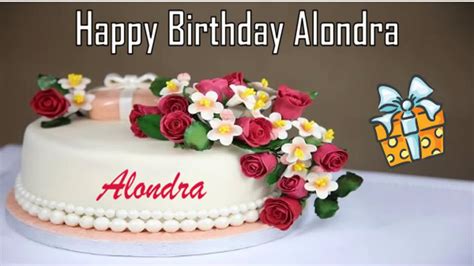 Happy Birthday Alondra Image Wishes Youtube