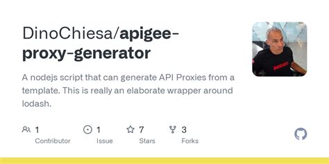 Apigee Proxy Generator README Md At Main DinoChiesa Apigee Proxy Generator GitHub