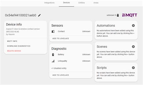 Problem With Xiaomi Aqara Zigbee Sensors Getting Unknown State Value Zigbee Home