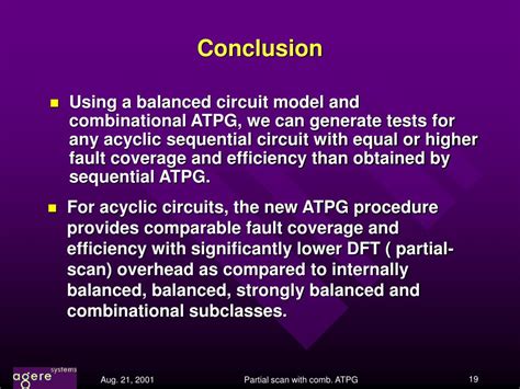 ppt partial scan design with guaranteed combinational atpg powerpoint