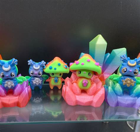 3d Printed Articulating Flexible Forest Pixies Etsy 3d Printing