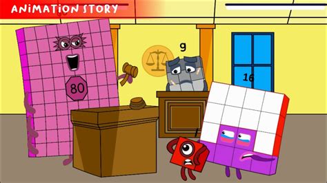 [animation Numberblocks] Oh No Numberblocks 16 And Nb 1 Get Punishment For Bullies Nb 9 Youtube