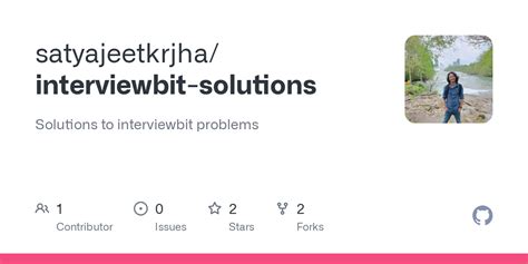 GitHub Satyajeetkrjha Interviewbit Solutions Solutions To Interviewbit Problems