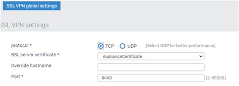 SSL VPN Change Precedence Order Of Network Ports Discussions Sophos Firewall Sophos