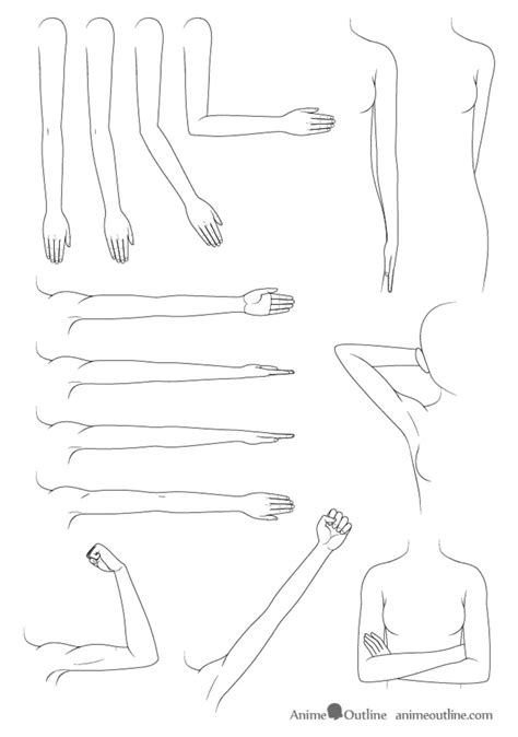Как нарисовать руку женскую руку
