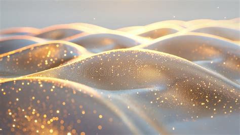 Wavy Surfaces Bathed In Warm Golden Light Texture Background Image Ai Generated Stock Image