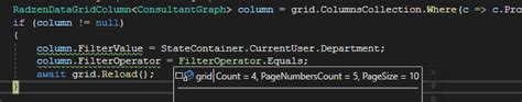 DataGrid Pager Page Count Doesn T Update After Using Filter API Issue 877 Radzenhq Radzen