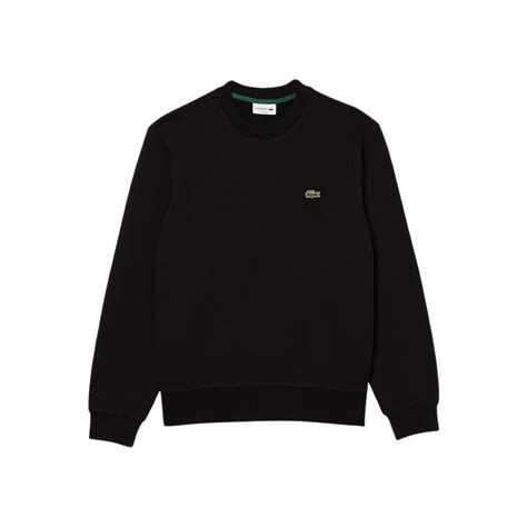 라코스테 베이직 크루넥 스웨트셔츠 블랙 Lacoste Kream