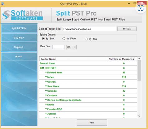 Guide To Split PST File By Date Folder And Year Using PST Splitter