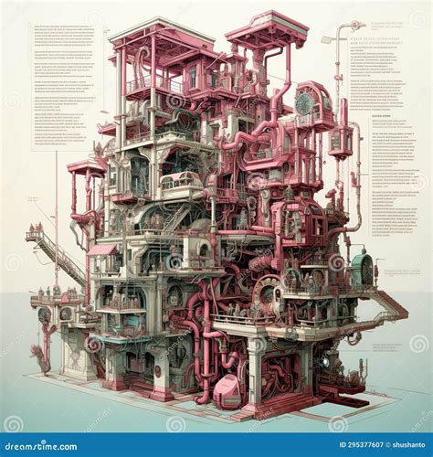 Diagram Of The Inner Workings Of A Relevance Ai Algorithm Stock Image Image Of Components