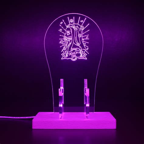 Nezuko Kamado Demon Slayer Led Gaming Headset Controller Stand Pro Led Sign