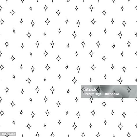 귀여운 별 손을 그려 원활한 패턴 옷 가방 노트북 등입니다 여자 물건입니다 0명에 대한 스톡 벡터 아트 및 기타 이미지 0명 검은색 공예 Istock