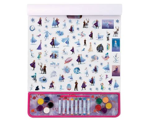 Комплект книжка за рисуване Дисни Замръзналото кралство 4в1 КОМСЕД