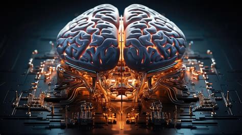 Premium Ai Image Artificial Brain Microchip On Motherboard Of