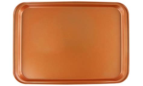 Non Stick Copper Infused Rectangular Cookie Sheet 1 Piece Groupon