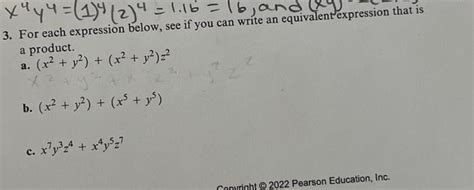 Solved 3 For Each Expression Below See If You Can Write An Chegg Com