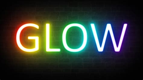Glow Effect Font Photoshop At Tia Thomas Blog