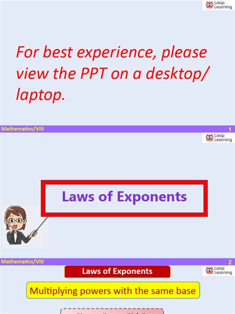 1713334434908 Entry Task A4 Pa4 1 Oe Laws Of Exponents Ch 4 Math Viii Cb Pdf