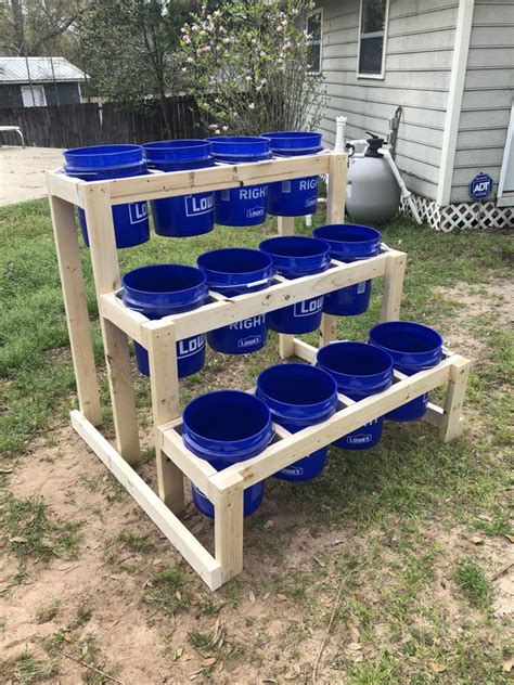 Bucket Garden Project ALDEER COM Diy Raised Garden Raised Garden Beds Diy Lawn And Garden