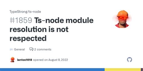 Ts Node Module Resolution Is Not Respected · Typestrong Ts Node