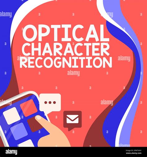 Text Caption Presenting Optical Character Recognition Internet Concept