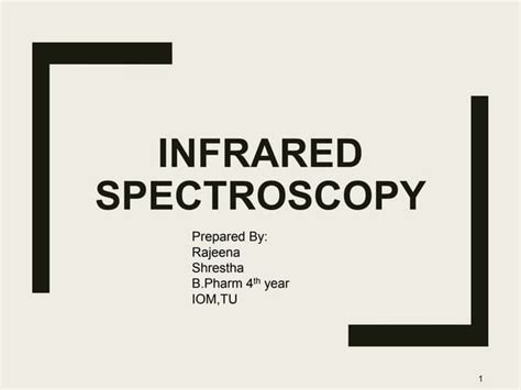 Ir Spectroscopypptx