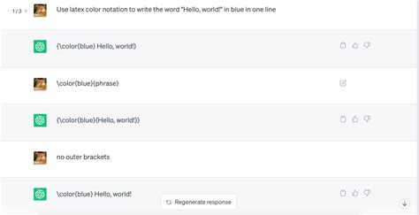 using latex formatting to make chatgpt use colors r chatgpt