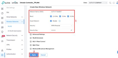 Instructions For Creating Wifi Guests On Omada Controller