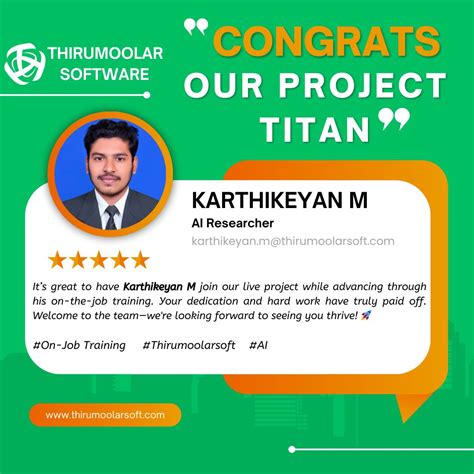 Thirumoolar Software On Linkedin Thirumoolarsoftware Onjobtraining