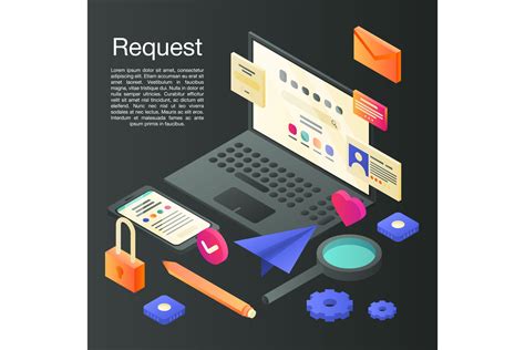 Request Concept Background Graphic By Ylivdesign · Creative Fabrica