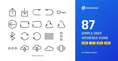 Download Simple User Interface Icon Pack Available In SVG PNG Icon Fonts