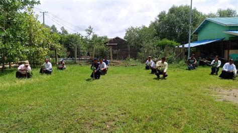 ဒေးဒရဲမြို့၌ ကိုယ်ထူကိုယ်ထ ယာယီကျောင်းဆောင်သစ် ပန္နက်တင်ပွဲကျင်းပ