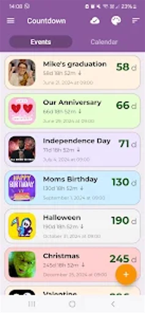 Countdown Days Pro: AppWidget for Android - Download