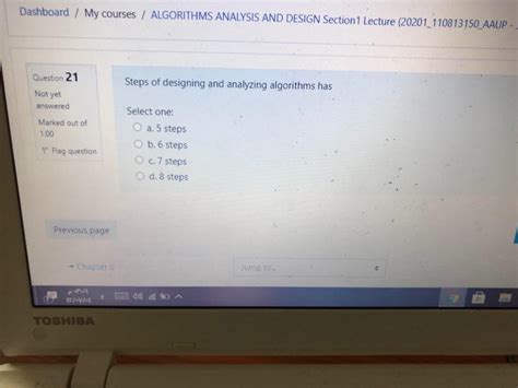 Solved Dashboard My Courses Algorithms Analysis And