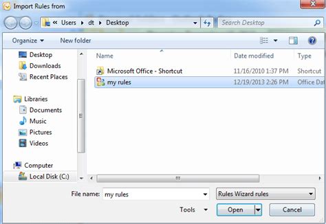 How To Import And Export Rules In Outlook